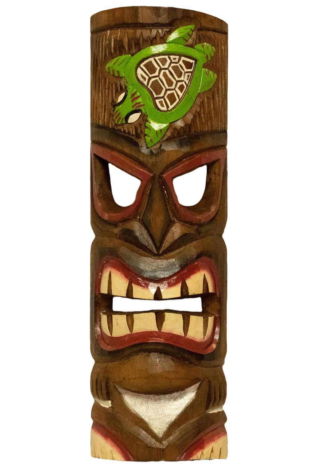 Tiki Masker Turtle | Houten decoratie | Cave & Garden