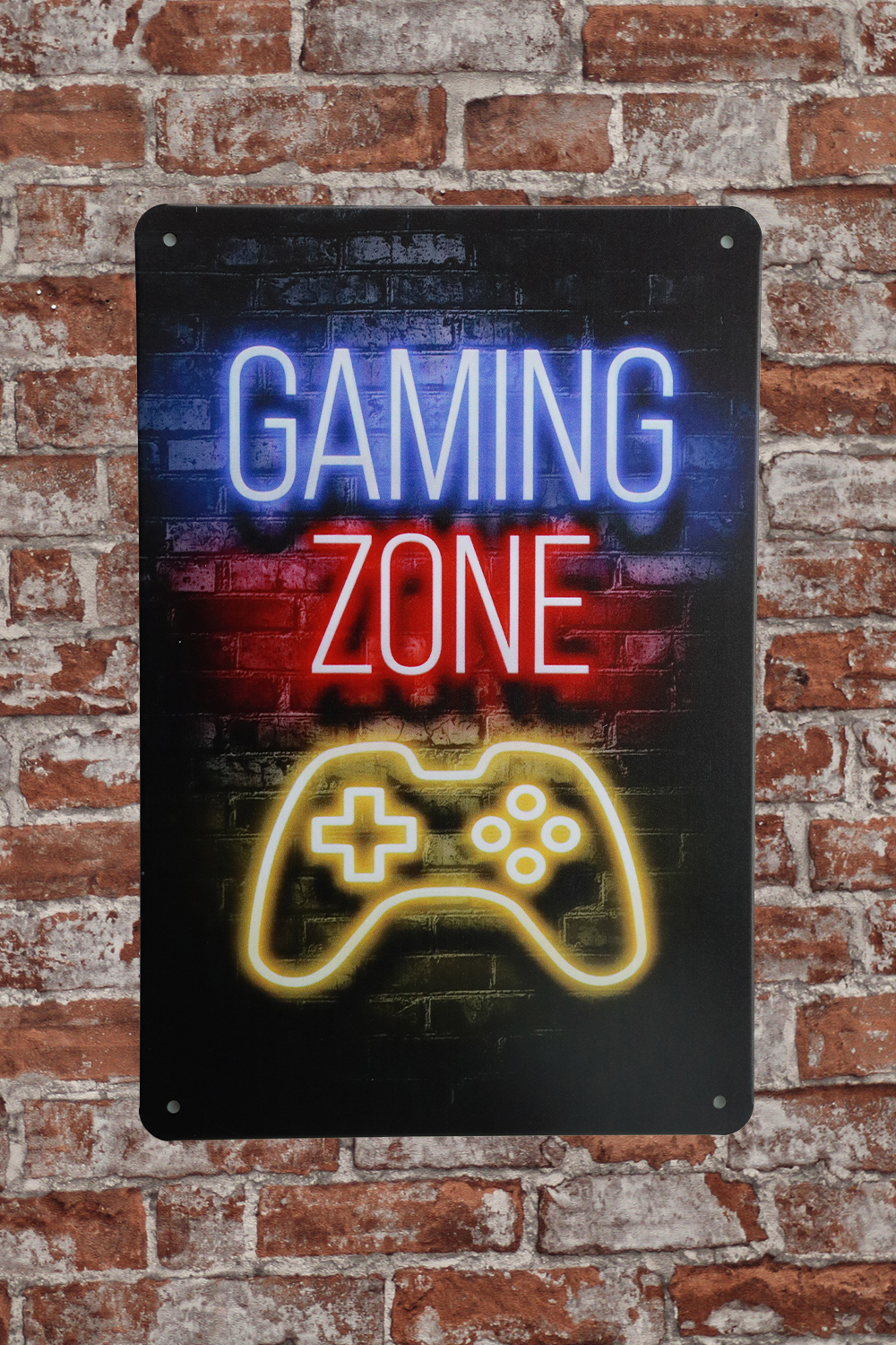 Gaming zone Led - Metalen borden - Cave & Garden